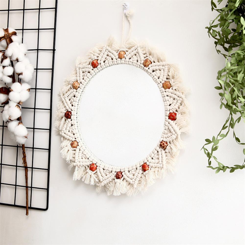 Round Lace Wall Hanging Mirror Art Deco Hand-made ... – Vicedeal