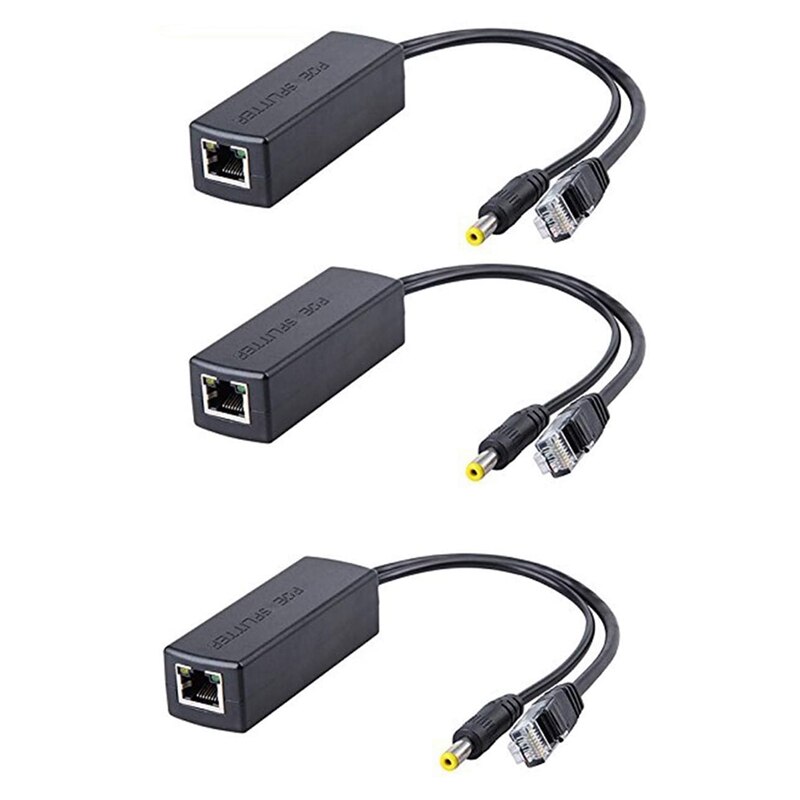3PCS PoE Splitter 48V to 12V POE Connectors Splitt... – Grandado