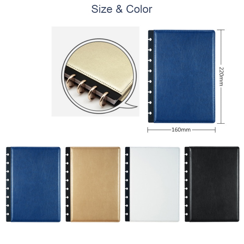 Fromthenon A5 Mushroom Discbound Notebook Leather ... – Grandado