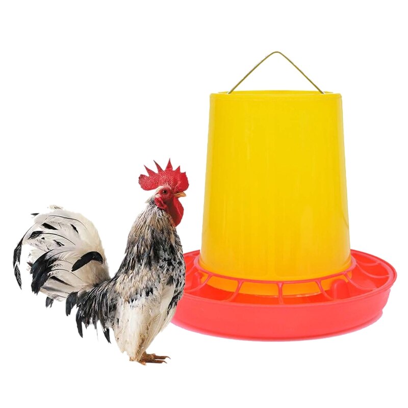 Chicken Poultry V-shaped Entrance Feed Bucket Outd... – Vicedeal