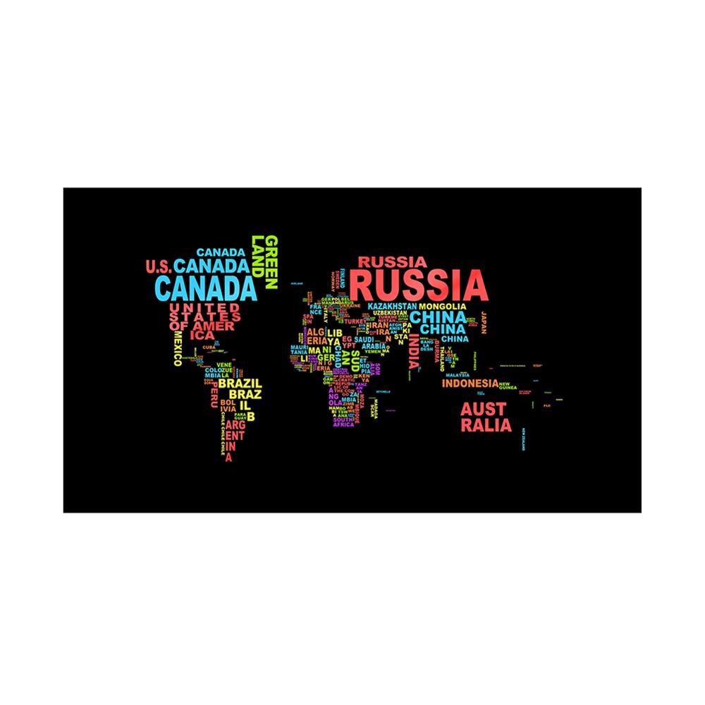 150x225cm DIY mapa del mundo hecho con el patrón d... – Grandado