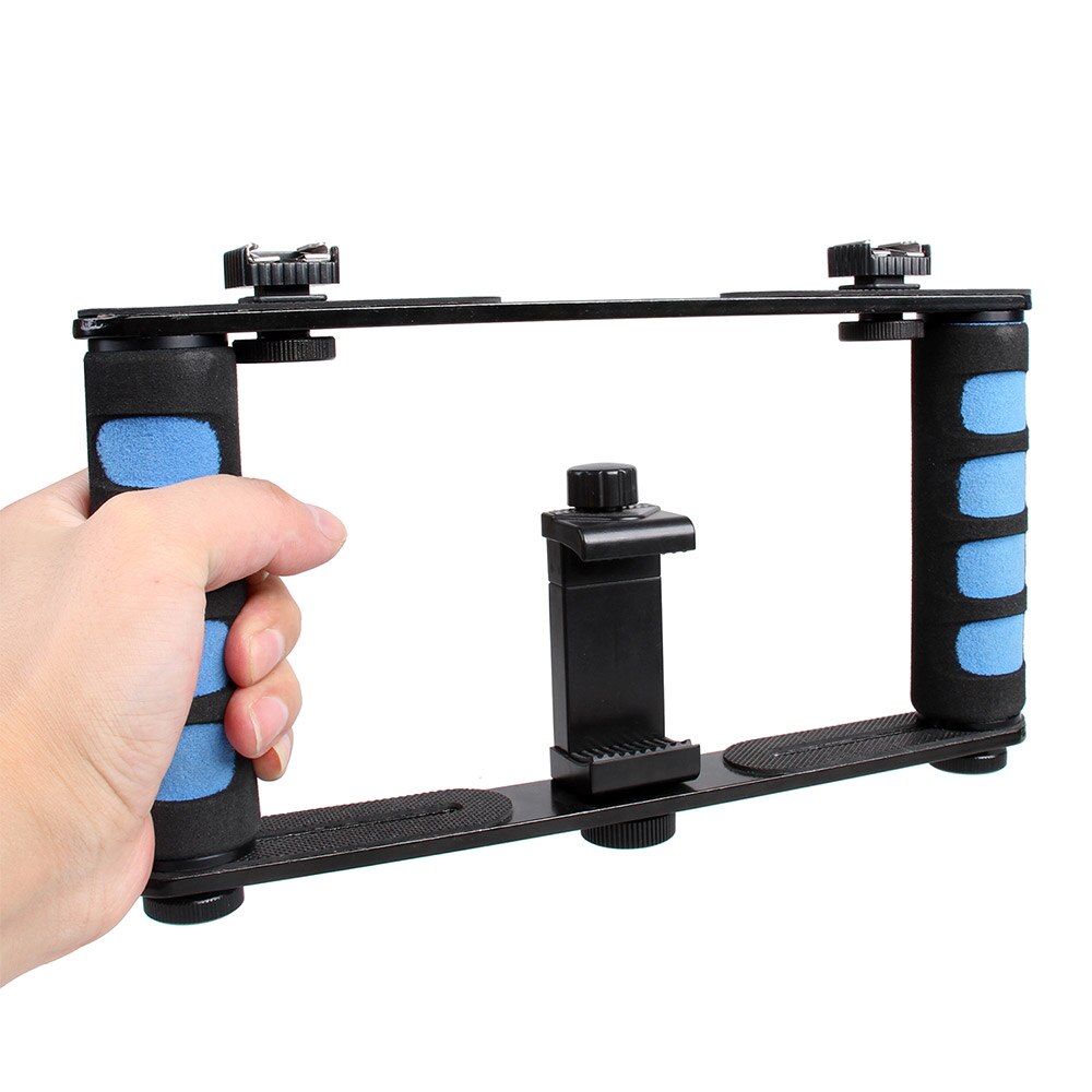 Portable Handheld Stabilizer Video Cage Dual Handl... – Grandado