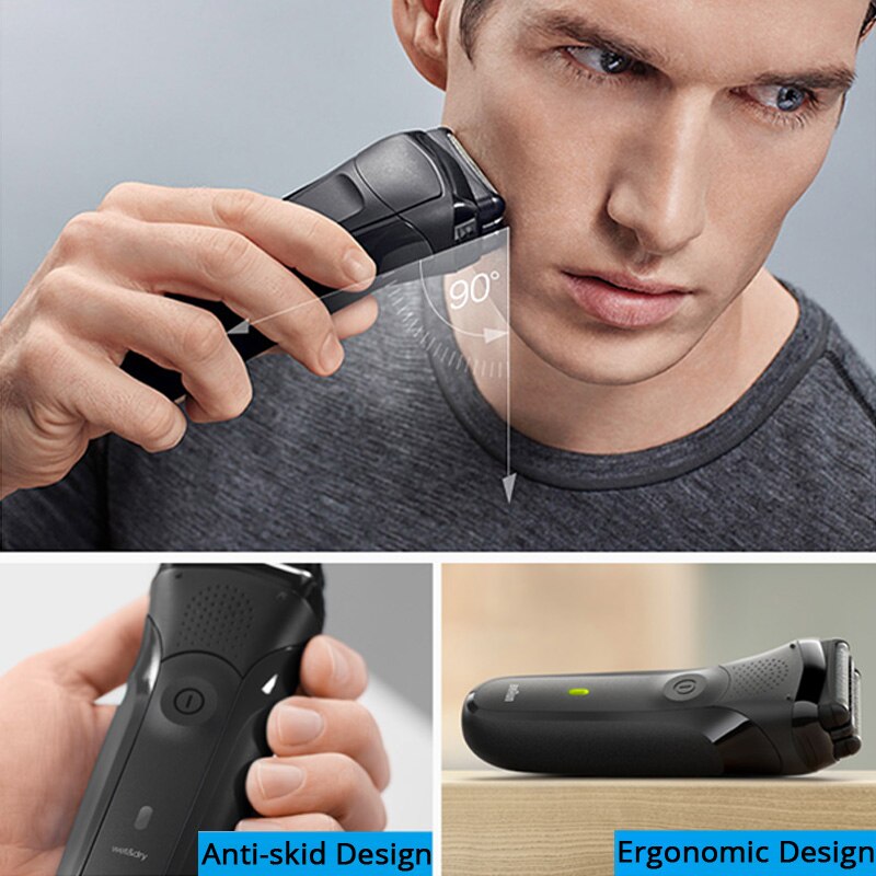 Braun Electric Shaver Floating 3 Cutters Electric ... – Vicedeal