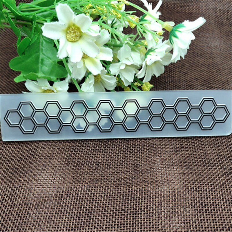 Hexagon Diamond Honeycomb geometric Plastic Emboss... – Vicedeal
