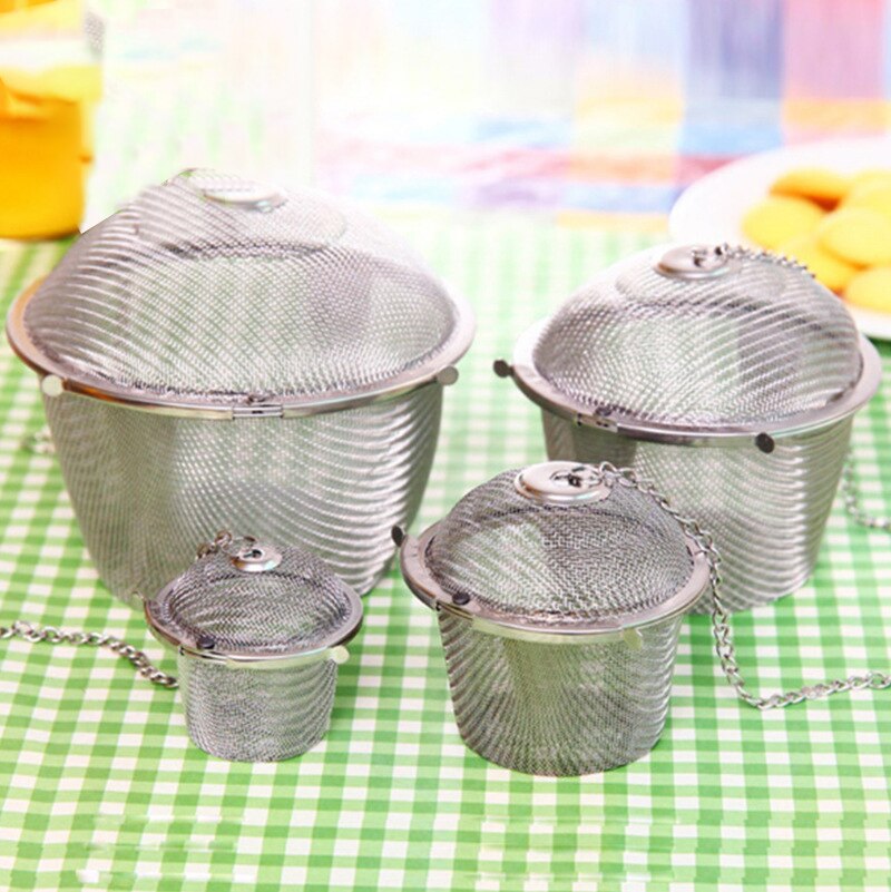 3 storlekar kryddkrydda väska te sil kedjad lock r... – Vicedeal