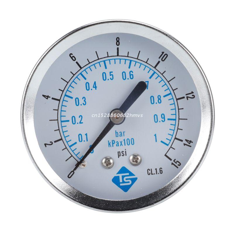 0-15psi 0-1Bar/kpa * 100 Manometer 1/4 "NPT Z... – Grandado
