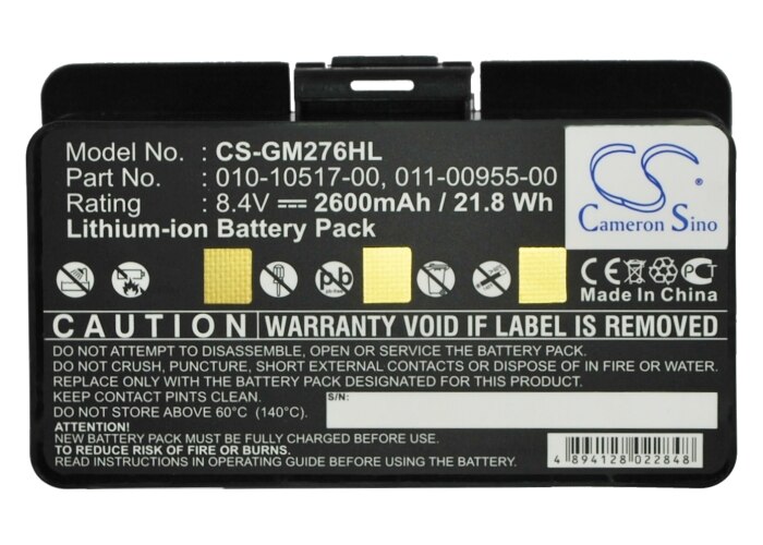 Cameron Sino 2200mAh Battery for GARMIN GPSMAP 276... – Vicedeal