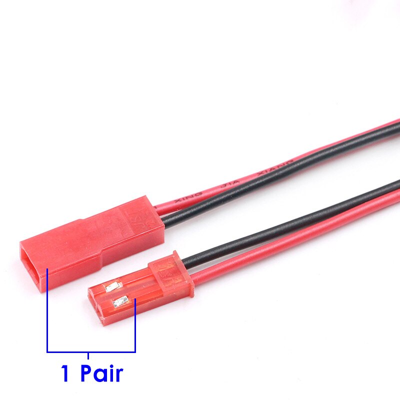 20pcs 2 Pin Connector Male Female JST Plug Cable 2... – Grandado