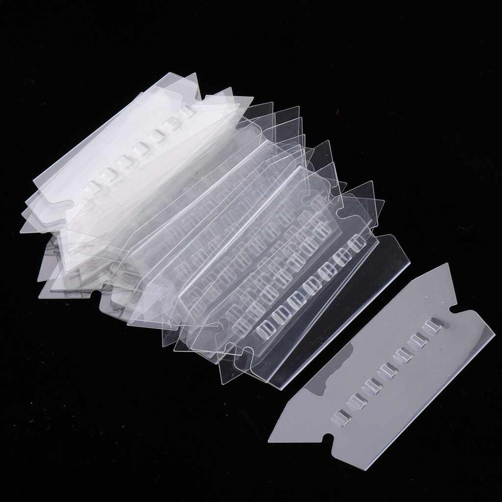 25 Pcs Transparent Plastic Film Page Marker Index ... – Grandado