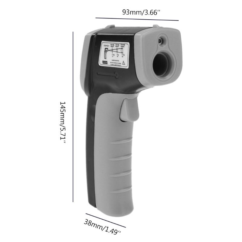 Infrared Thermometer ℃/℉ Non Contact Pyrometer GM3... – Grandado