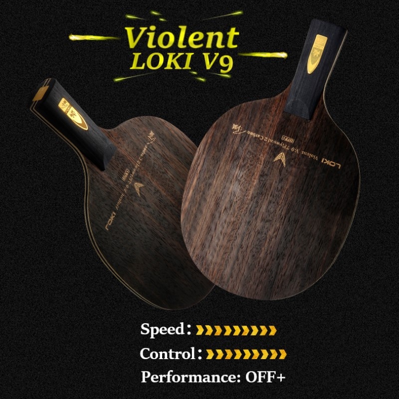 Ping Pong Blade Carbon 9 Ply Wood LOKI V9 OFF+ Tab... – Vicedeal
