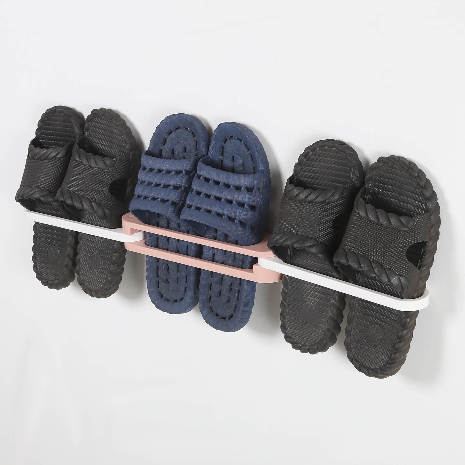 Opvouwbare Slippers Rack Zelfklevende Wandmontage ... – Vicedeal