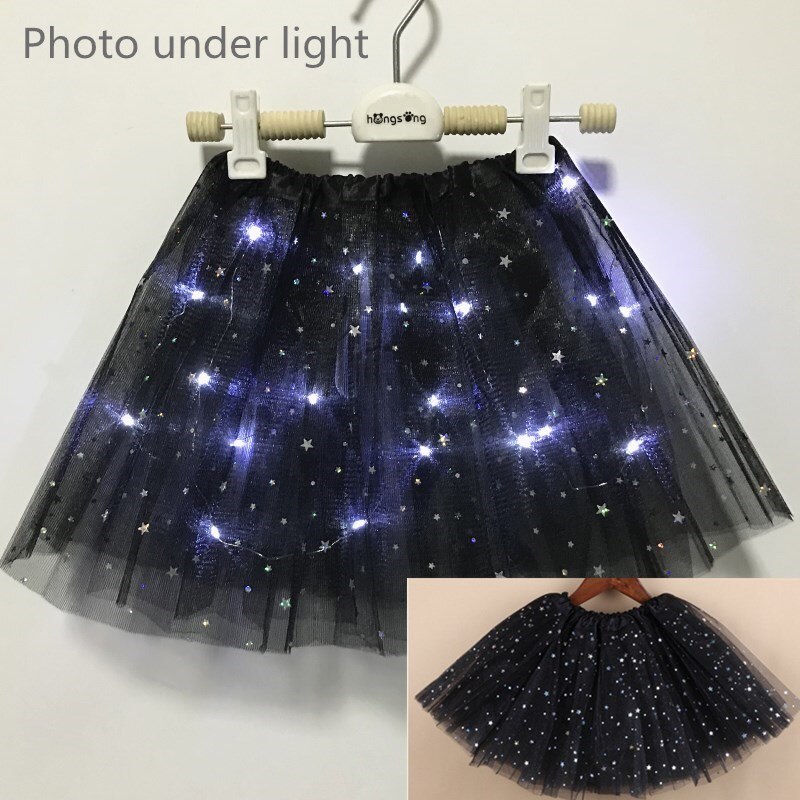 Style Mesh Skirt With Light Glows Children's Birth... – Grandado