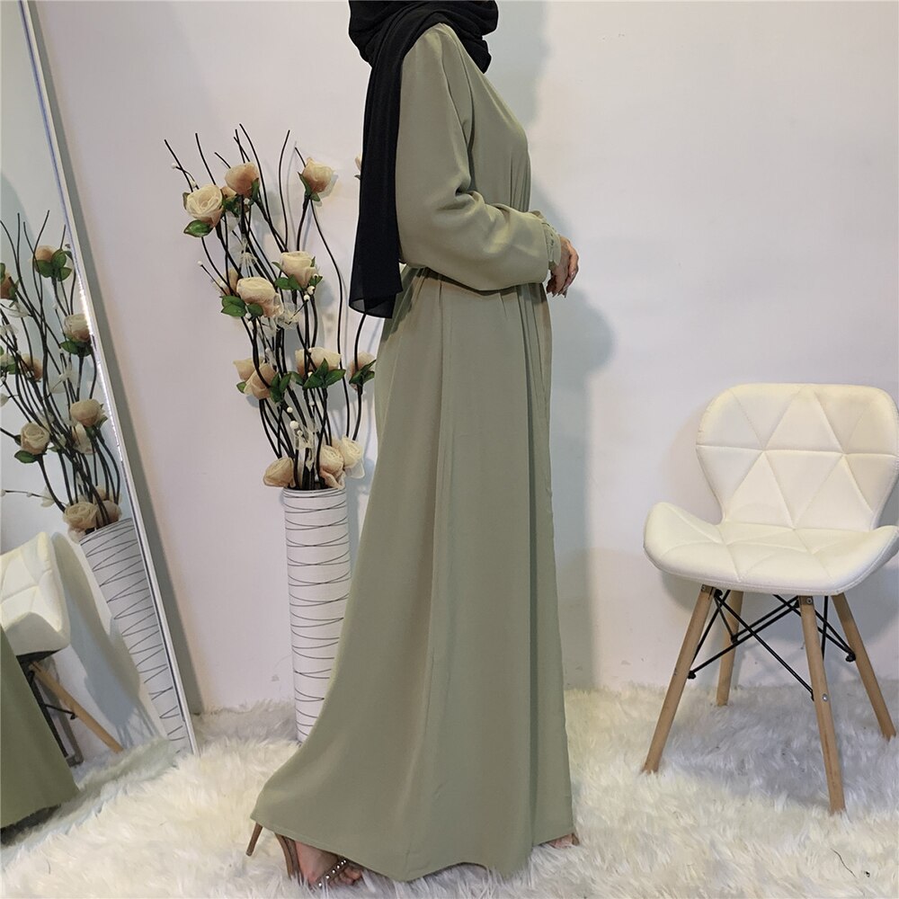 Eid Mubarak Abaya Kimono Vest Kaftan Dubai Turkije... – Vicedeal
