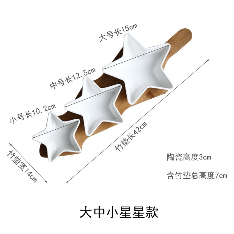 Nordic ceramic fruit platter Snack candy dried fru... – Grandado