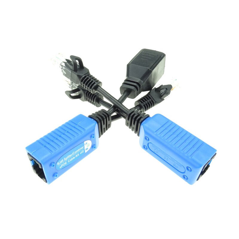 2pcs/1pair RJ45 splitter combiner uPOE cable kit P... – Grandado