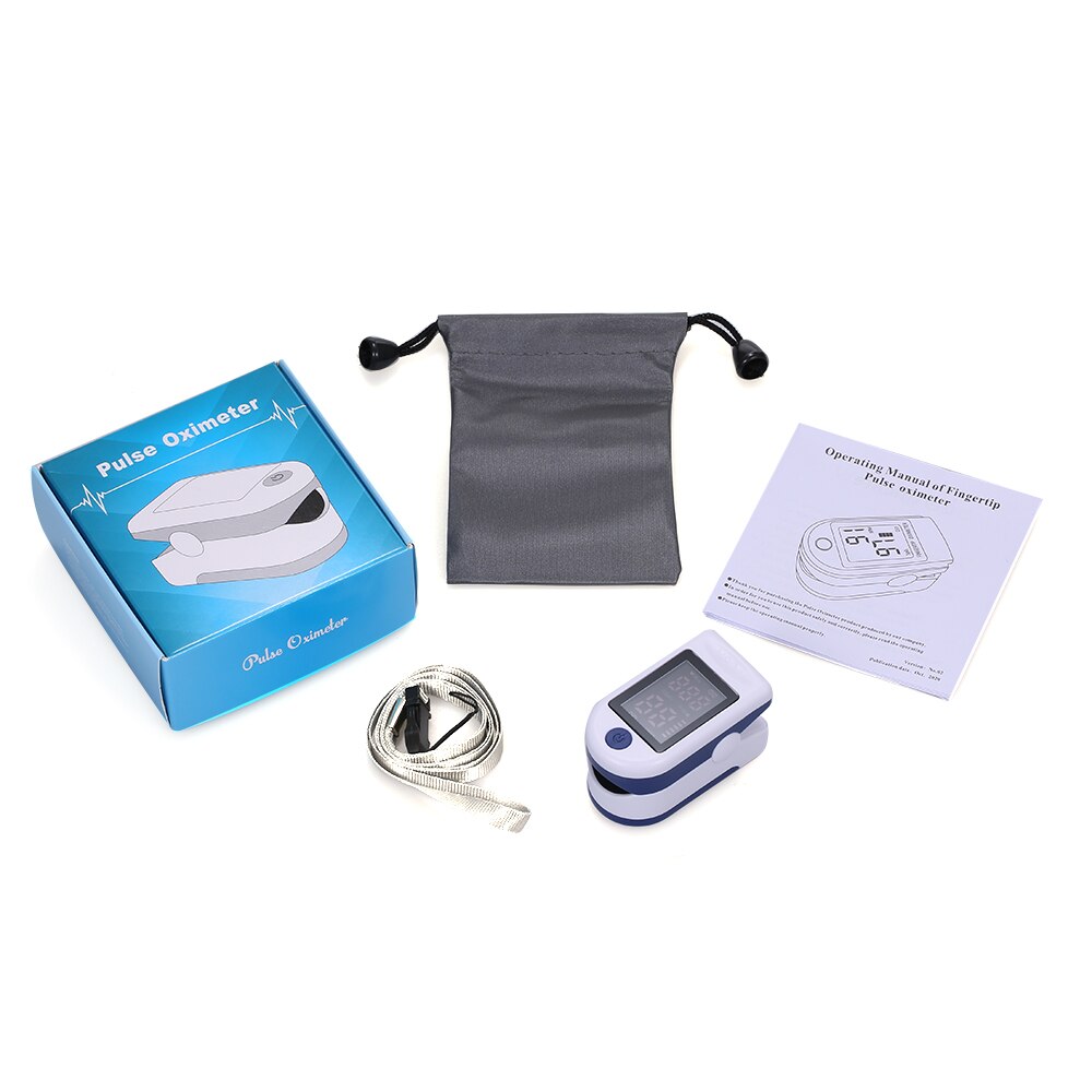 Fingertip Pulse Oximeter w LED Display Digital Oxi... – Grandado