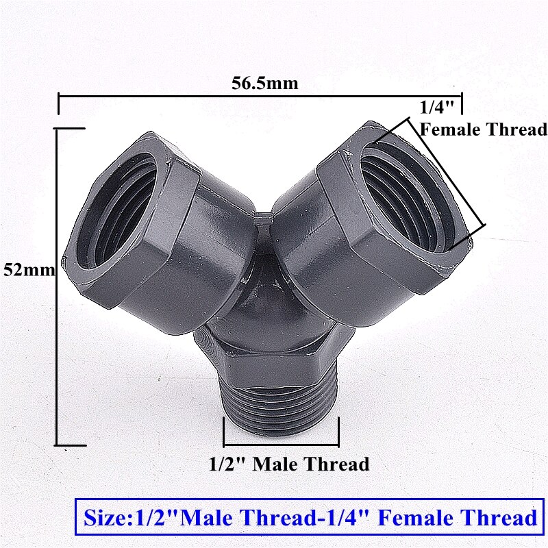 1Pc 1/2" 1/4" Female/Male Thread 20mm UPVC Connect... – Grandado