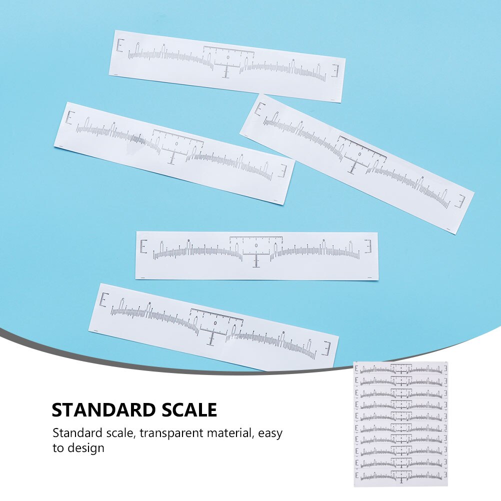 130Pcs Disposable Ruler Stencils Transparent Mappi... – Grandado