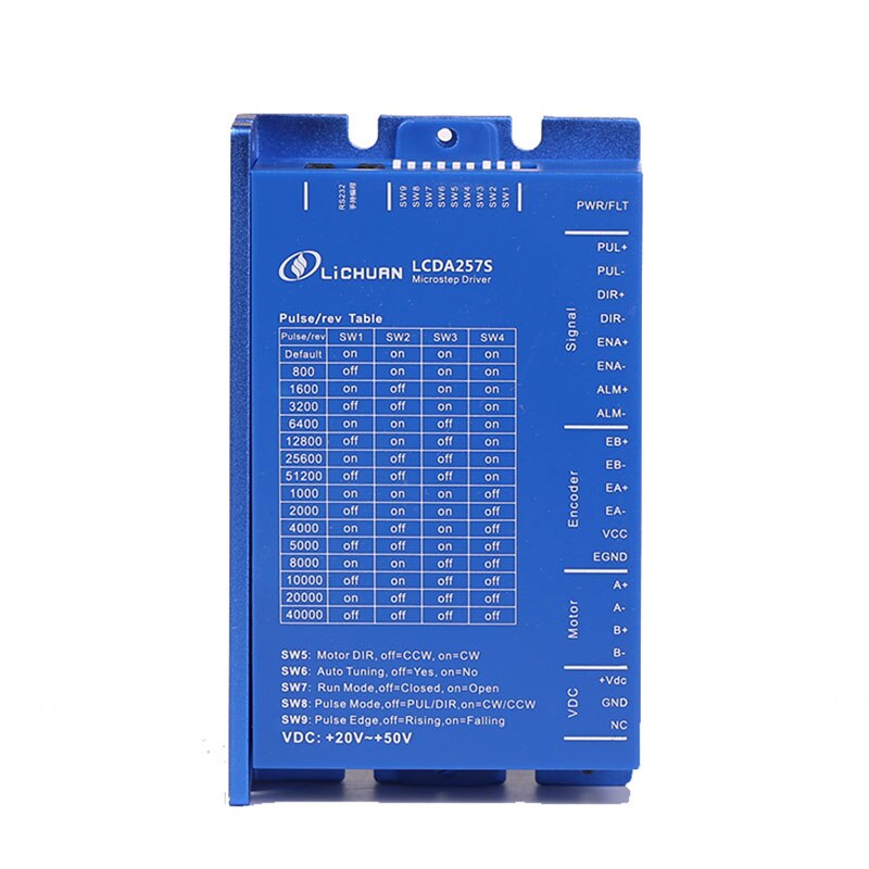 Lichuan 2 Fase 20-50VDC 6A LCDA257S Nema23/24 Gesl... – Grandado