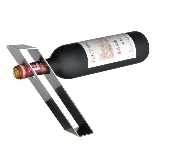 Stainless Steel Red Wine Holder Square Shape – Vicedeal