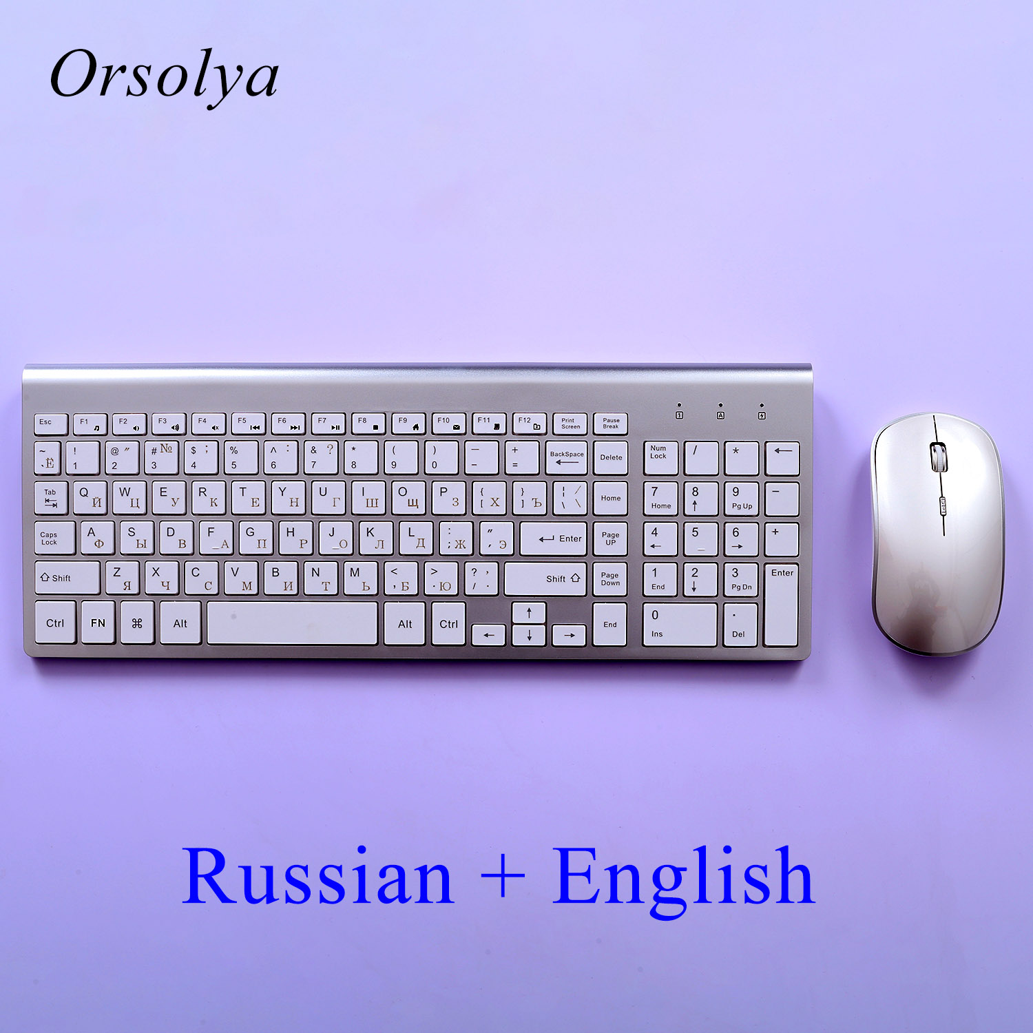 2.4G Wireless Keyboard and Mouse Russian Orsolya C... – Vicedeal