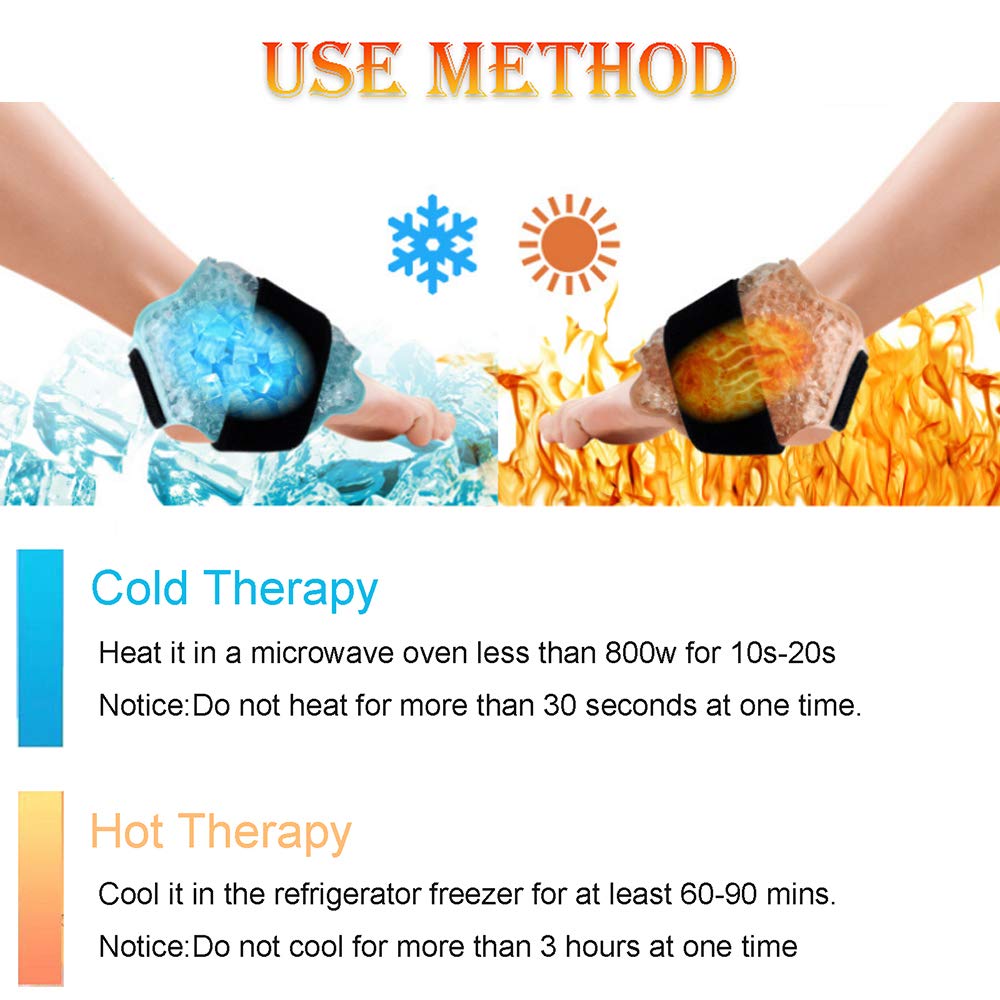 Wrist and Ankle Gel Pack Foot Hand Ice Therapy Wra... – Grandado