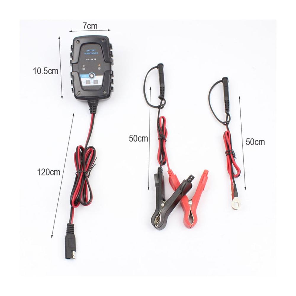 6V12V 1A Smart Lood-zuur Batterij Oplader Motorcyc... – Vicedeal