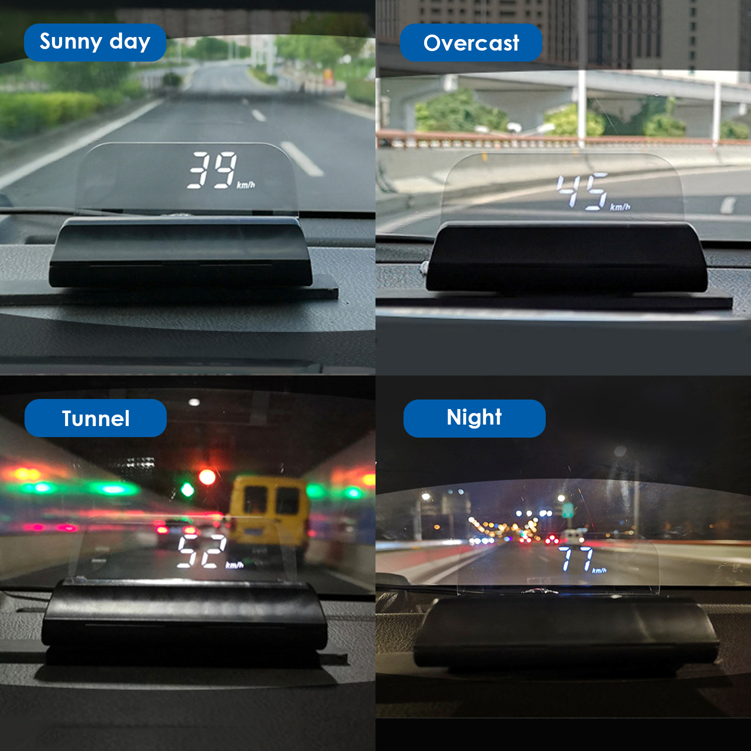 3.5'' Car HUD Module Head Up Display Digital Speed... – Grandado