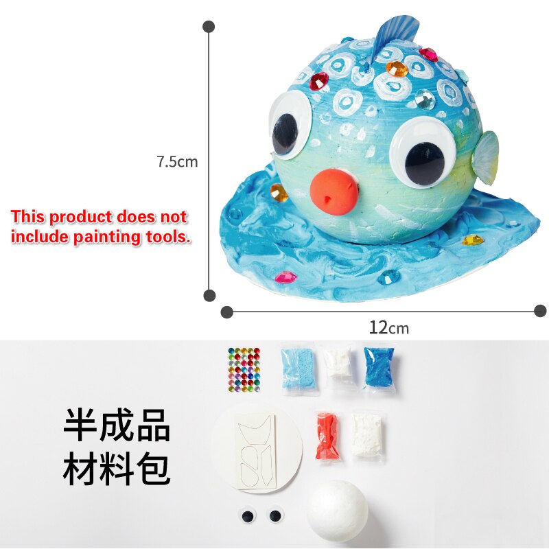 DIY Bubble Fish Drawing Toys For Children Foam Bal... – Grandado