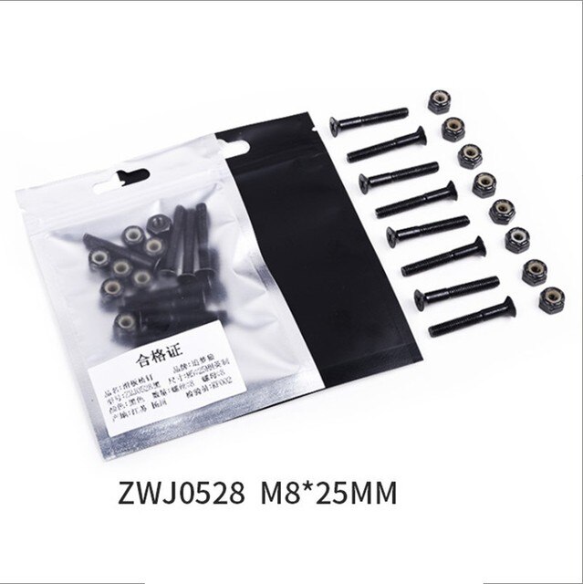 M5 25-30mm rullalaudan vaihtoruuvia mutterit hiili... – Grandado