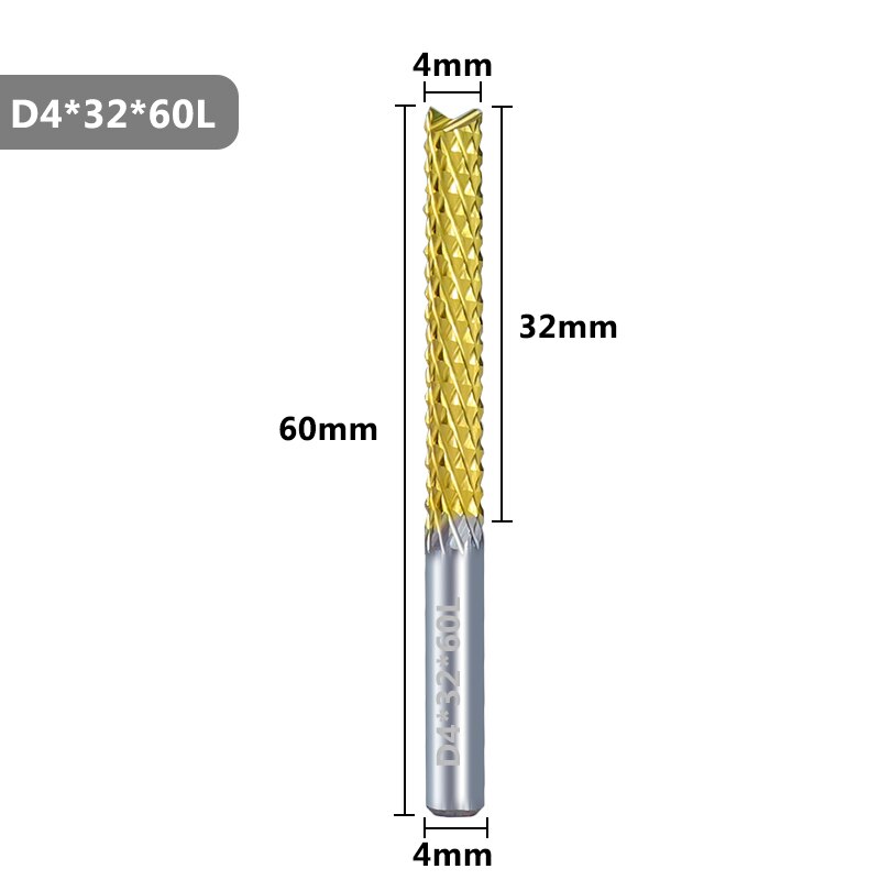 Frees voor mais, pcb-frees, cnc-frees met 4mm scha... – Vicedeal