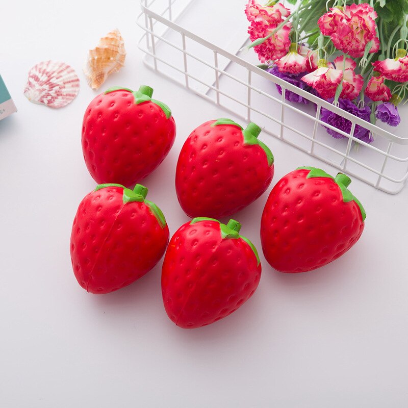 Mini 8cm Simulation Strawberry Slow Rising Squishy Grandado