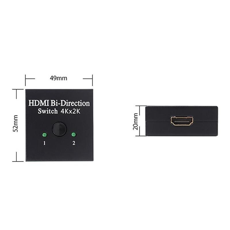 Durable HDMI Switcher Multi-function 4K HDMI Switch Splitter Smart Bi ...