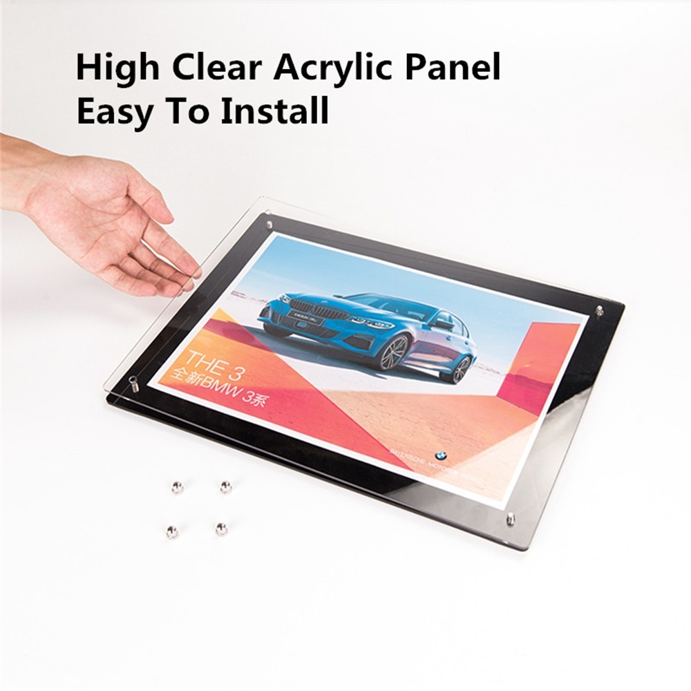 A3 Wall Mount Black Durable Adhesive Magnetic Pvc ... – Grandado