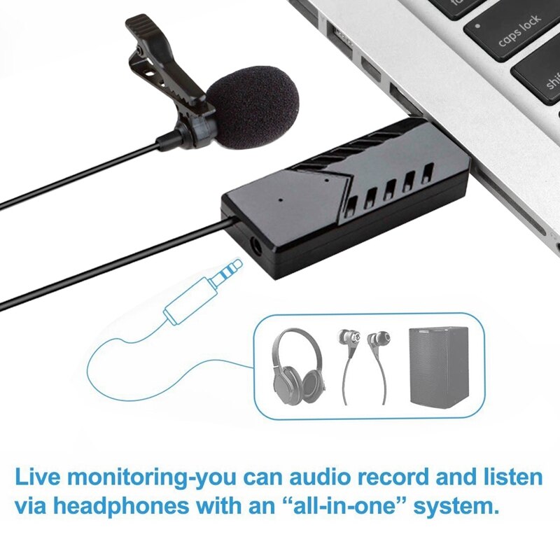 Lavalier Microphone USB Microphone Mini Microphone... – Grandado