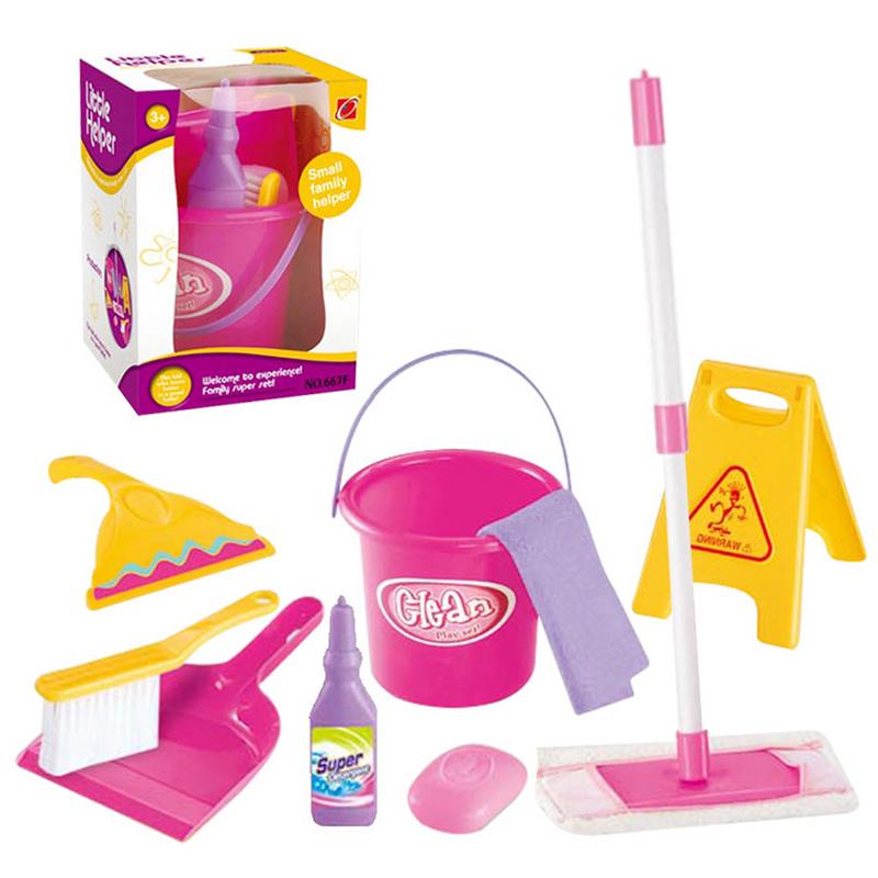 Pretend Mopping Bucket Toy Simulation Mini Cleanin... – Grandado