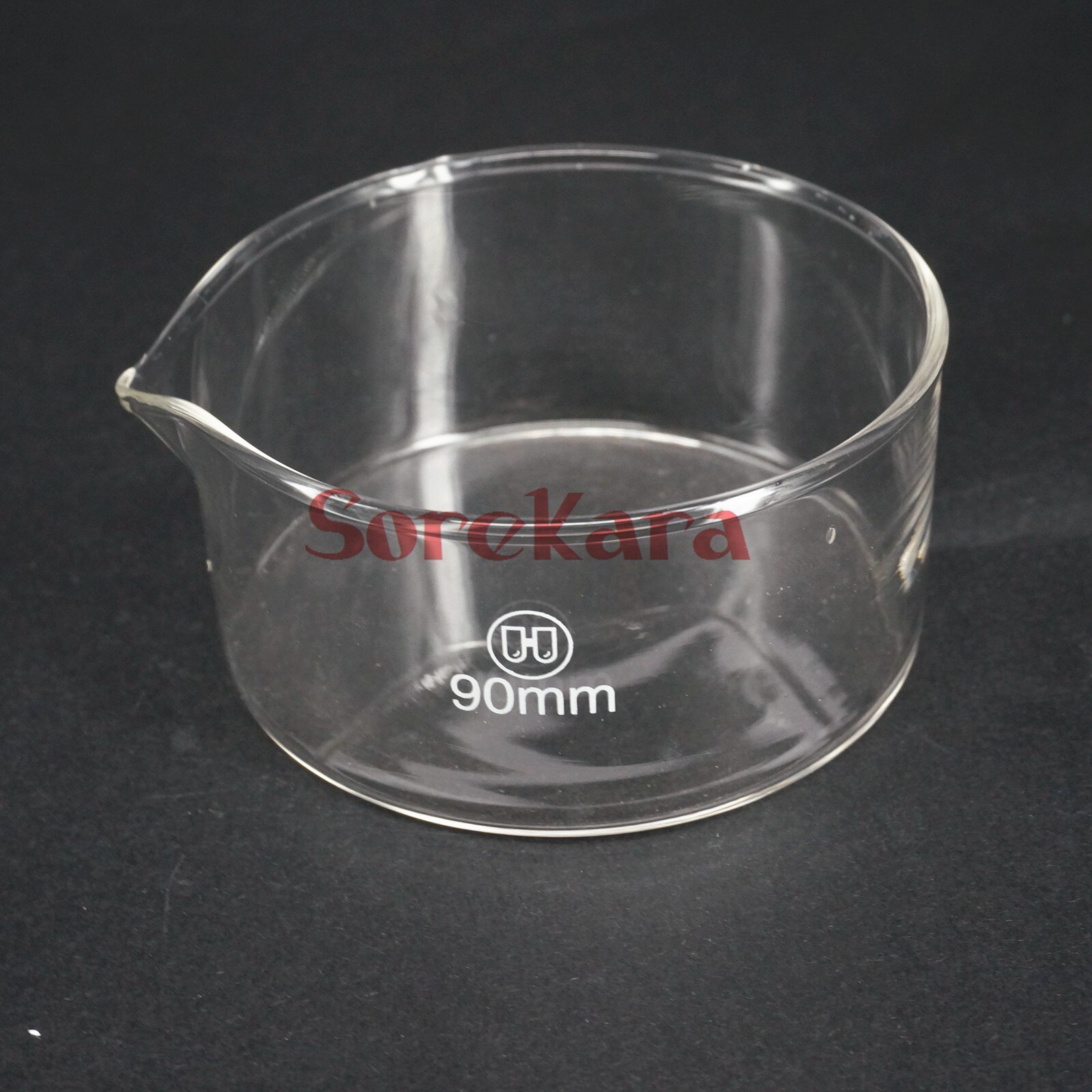 90mm Glass Crystallizing dish Plat Bottom with spo... – Vicedeal