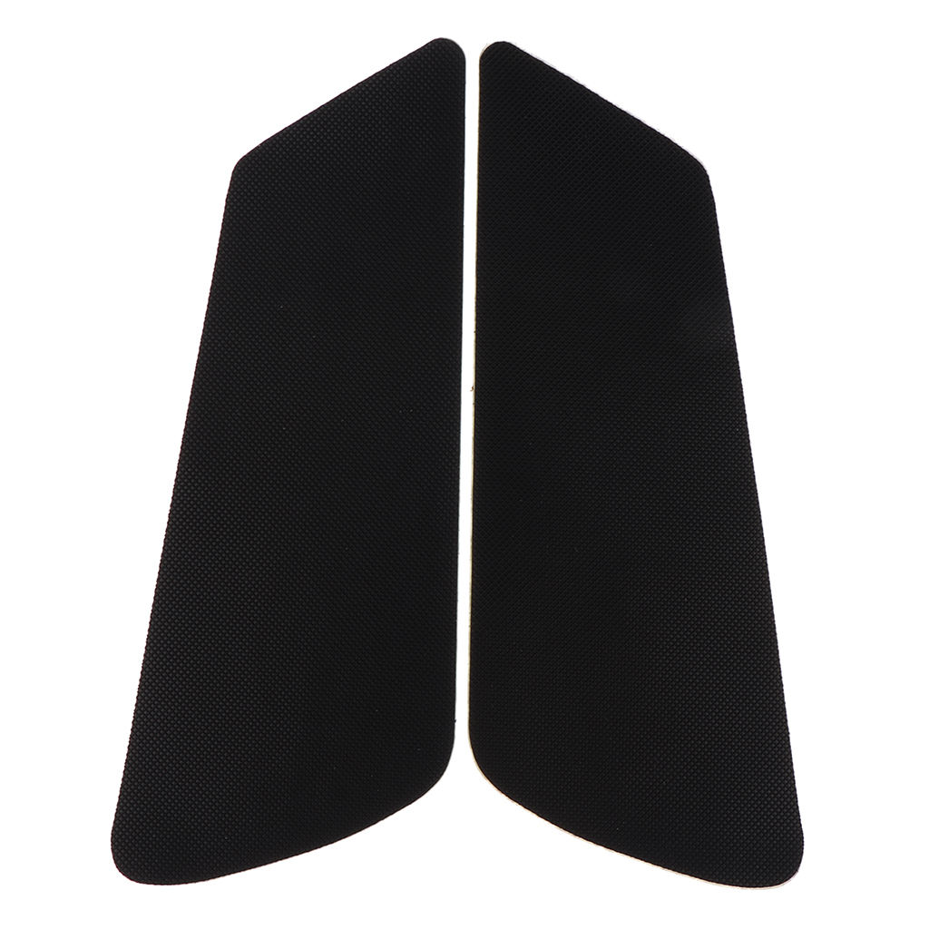 Black Motorcycle Rubber Tank Traction Pad Side Gas Grandado