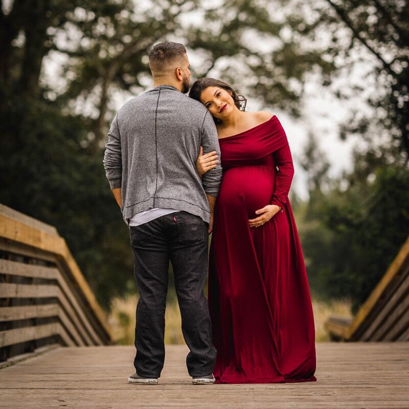 Maternity Dress Maternity Photography Props Dresse... – Vicedeal