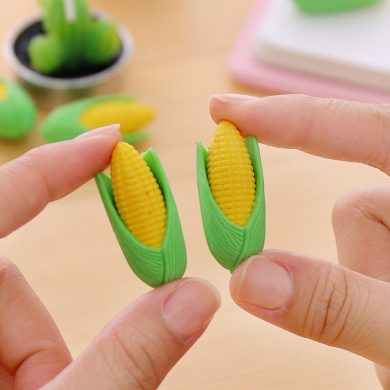 2 Pcs/set Kawaii Cartoon Assembly Corn Shape Mini ... – Vicedeal