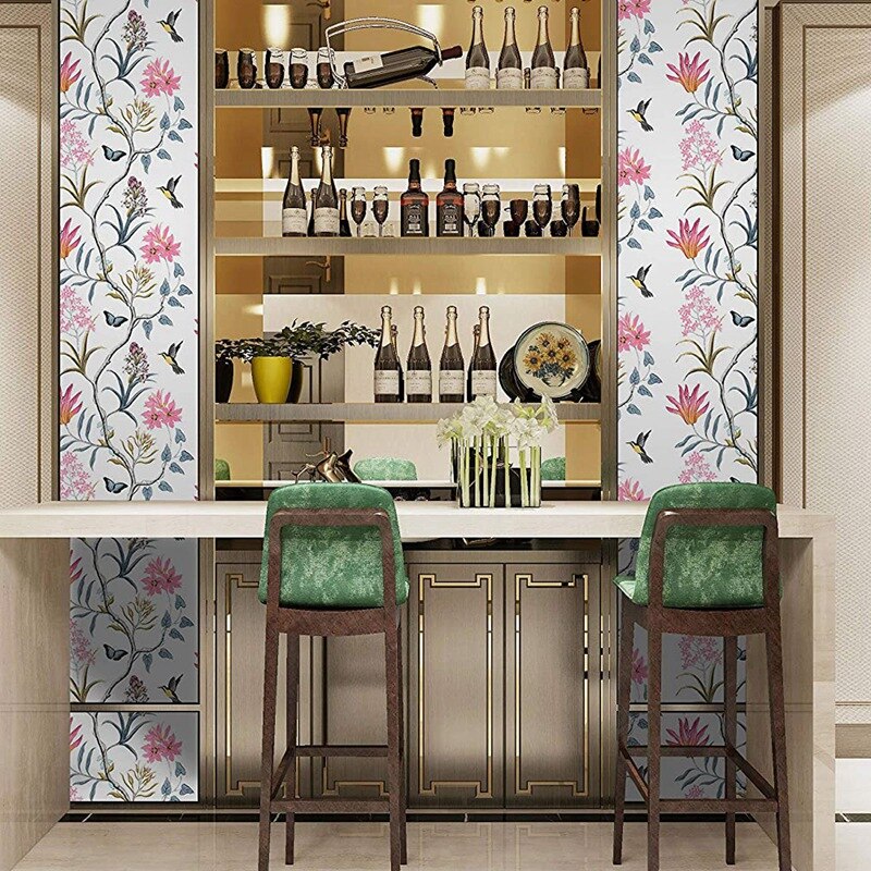 Floral Peel Wallpaper Floral Vintage Contact Paper... – Grandado