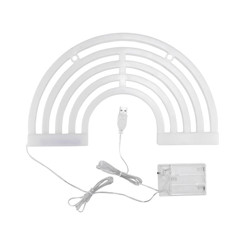 Cute Rainbow Neon LED Rainbow Light Lamp For Chris... – Vicedeal