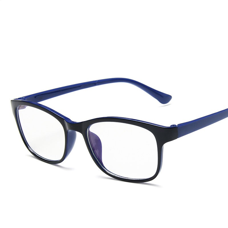 Color Patchwork Women Men Glasses Blue Light Block... – Grandado