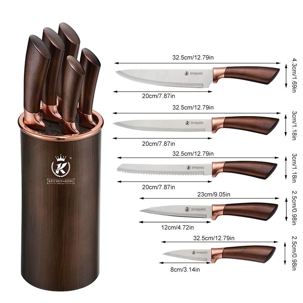 Chef Knife 6 Pcs Set Multi-function Kitchen Knives... – Vicedeal