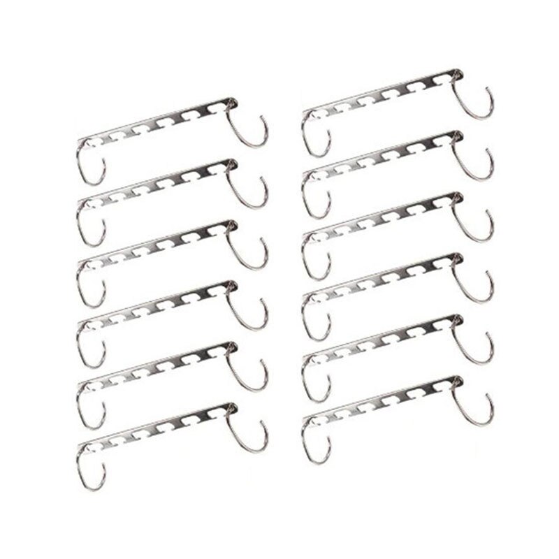 12 Stuks Roestvrij Ijzer Kast Haak Doek Hanger Kas... – Grandado