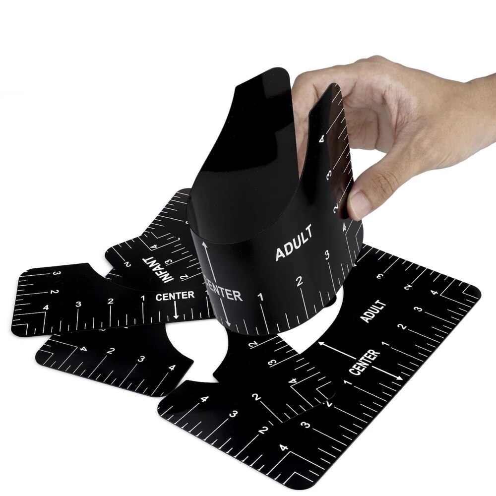 1/4pcs T-Shirt alignment Ruler Centering Tool Plac... – Vicedeal