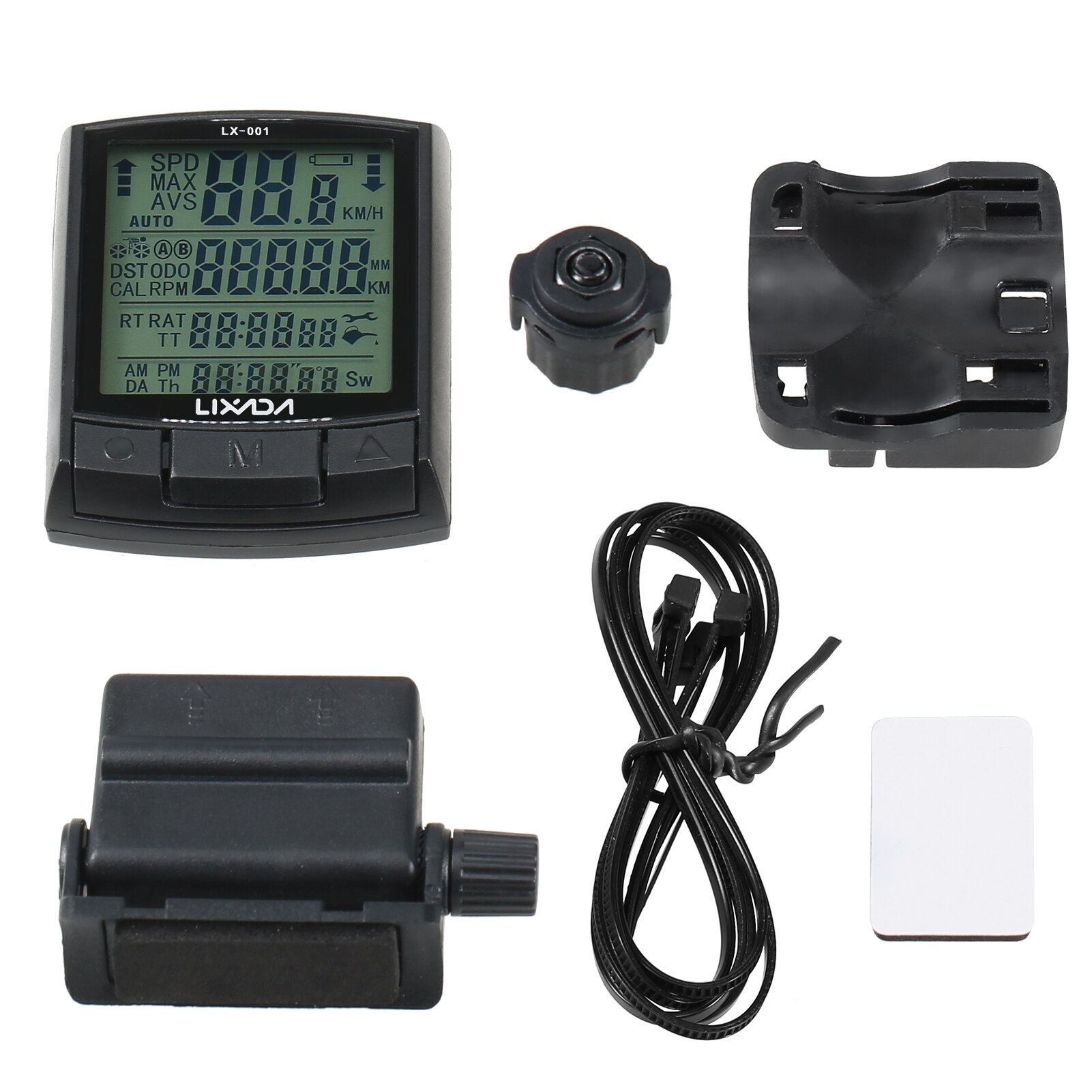 Lixada Wired/Wireless Bicycle Computer Bike Speedo... – Grandado