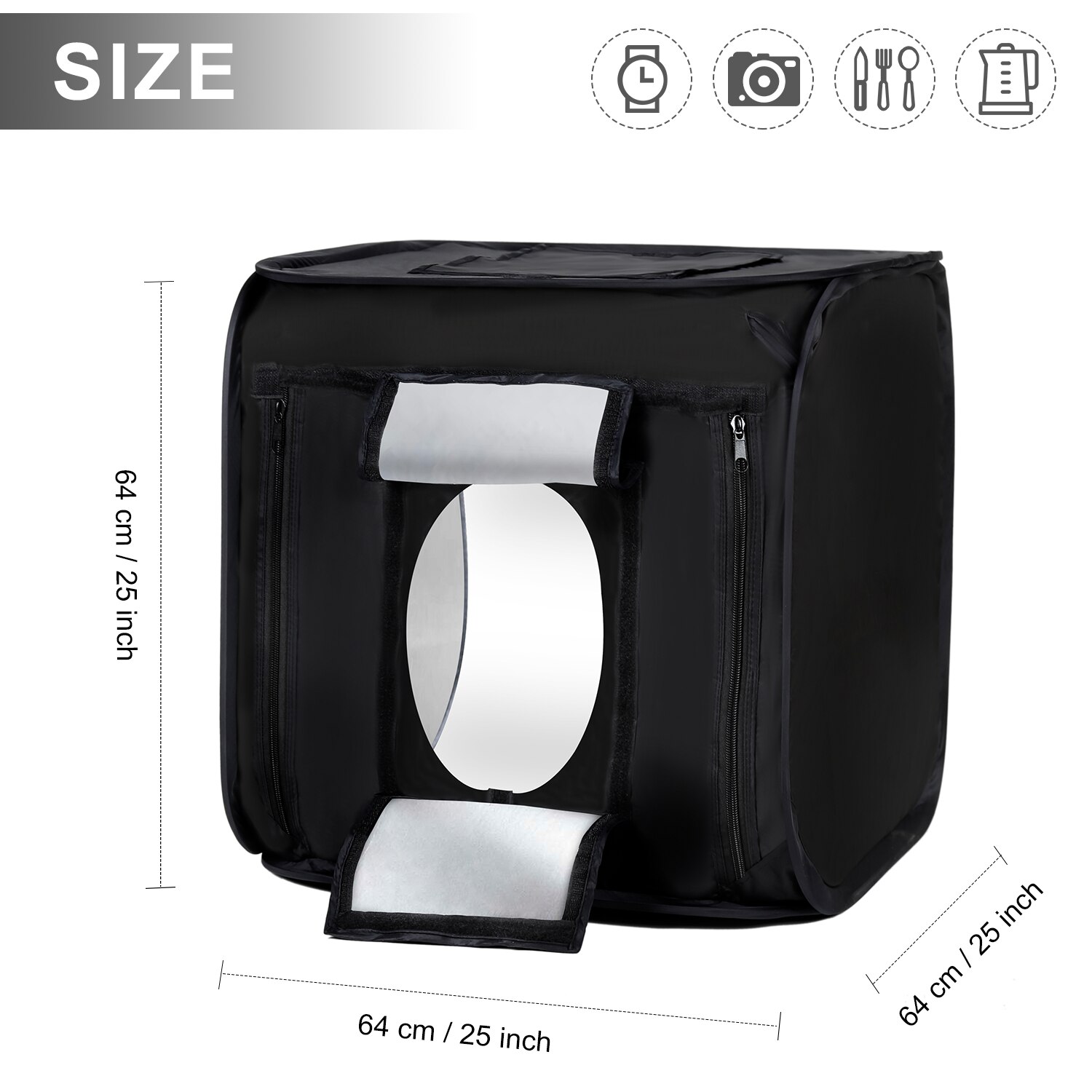 Konseen Photo Studio Light Box 25x25 inch /64x64 c... – Vicedeal