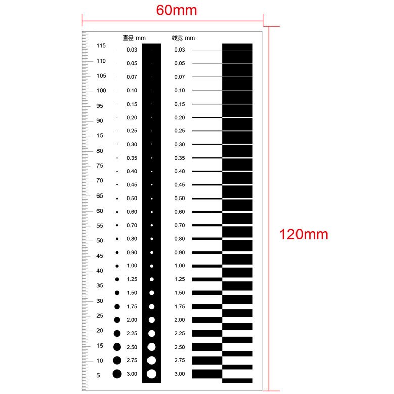 Point Line Gauge Film Soft Ruler Area Stain Compar... – Vicedeal